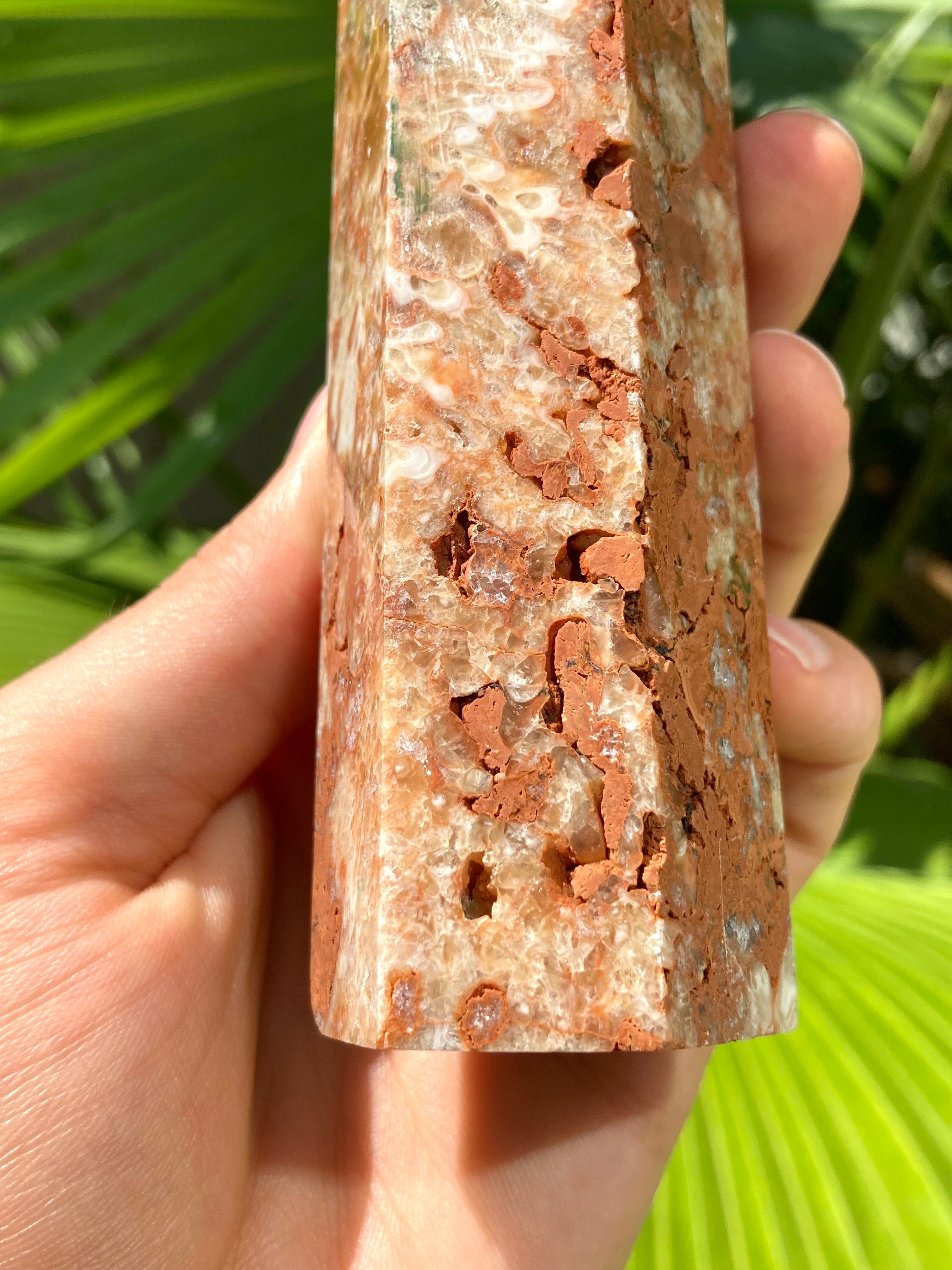 "Mars" Red Ocean Jasper Tower | letting go & living in the present ...